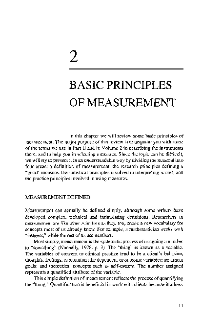 (PDF) BASIC PRINCIPLES OF MEASUREMENT