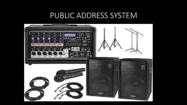 (PPT) PA system