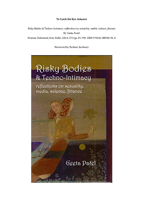 (PDF) To Catch the Eye Askance