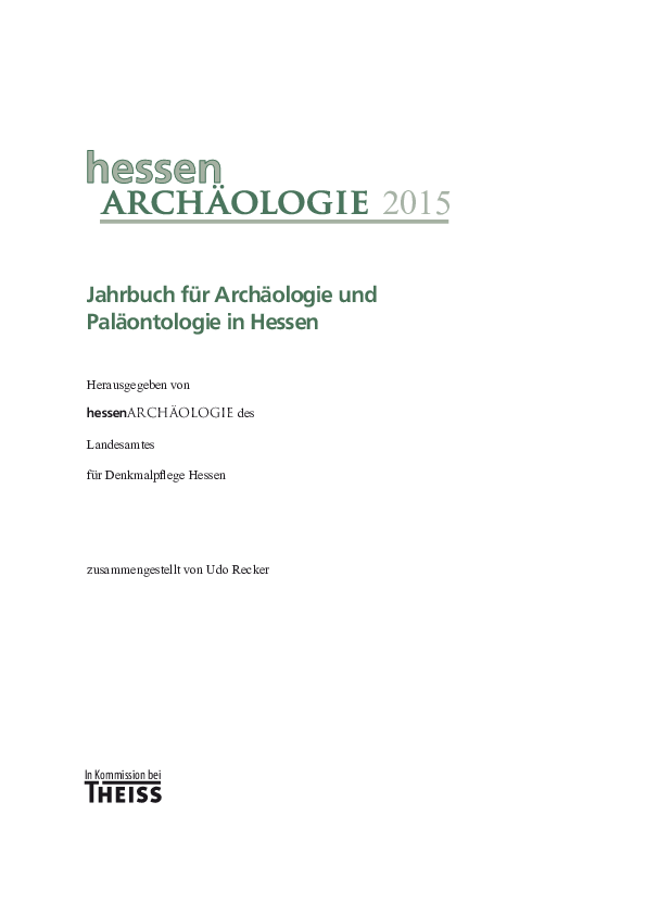 (PDF) Zwei neu entdeckte Kupferflachbeile aus Nordhessen. Frühe ...