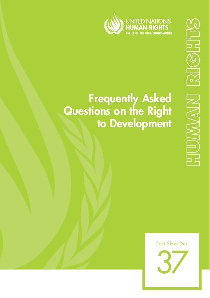(PDF) Frequently Asked Questions on the Right to Development