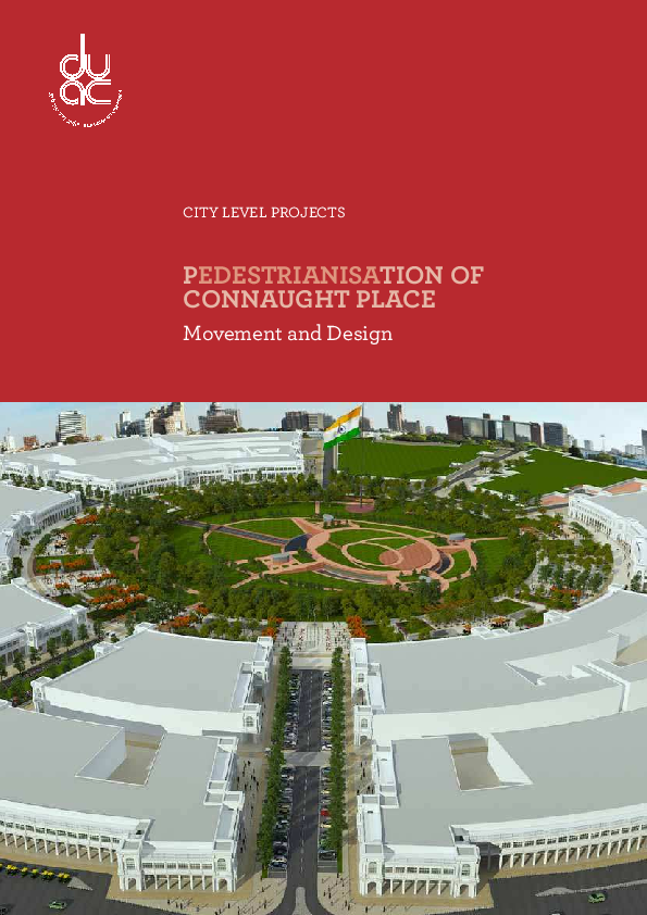 (PDF) Pedestrianisation of Connaught PlaCe Movement and Design