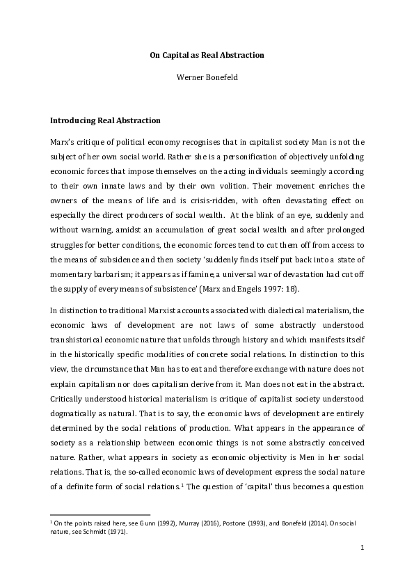 (DOC) Real Abstraction