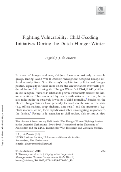 (PDF) Fighting Vulnerability: Child-Feeding Initiatives During the ...