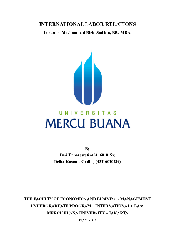 (PDF) International Labor Relations
