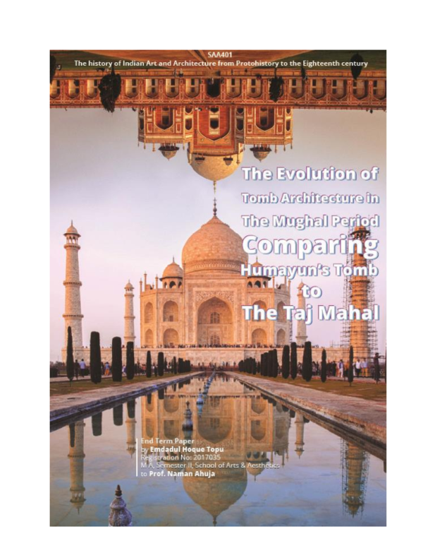 (DOC) The Evolution of Tomb Architecture in the Mughal Period ...