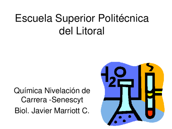 (PPT) Diapositivas de las clases de química.