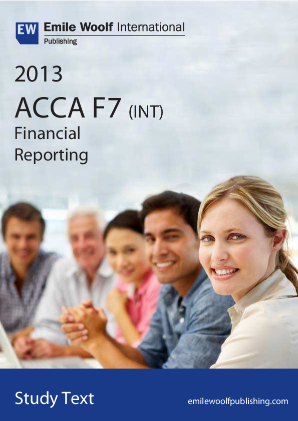 (PDF) ACCA F7 (INT) Financial Reporting Publishing Study Text