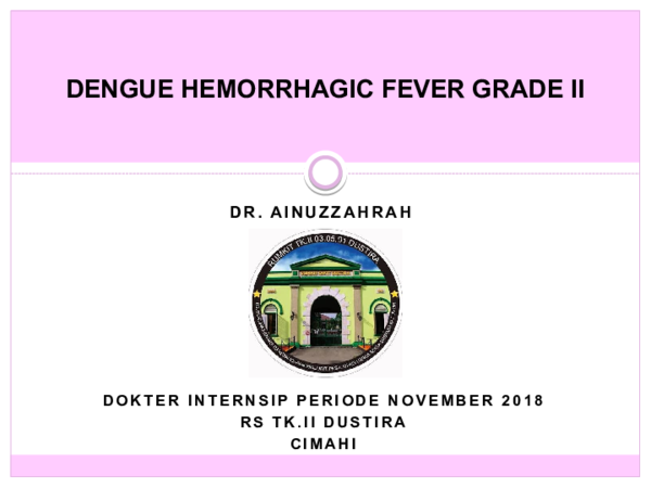 (PPT) Dengue Haemorrhagic Fever (Demam Berdarah Dengue)