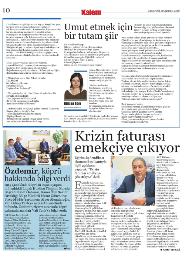 (PDF) Umut Etmek için Bir Tutam Şiir