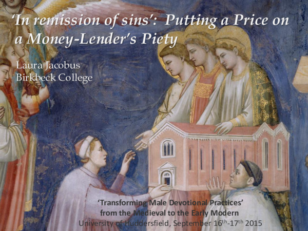 (PDF) In remission of sins: putting a price on a money-lender's piety ...