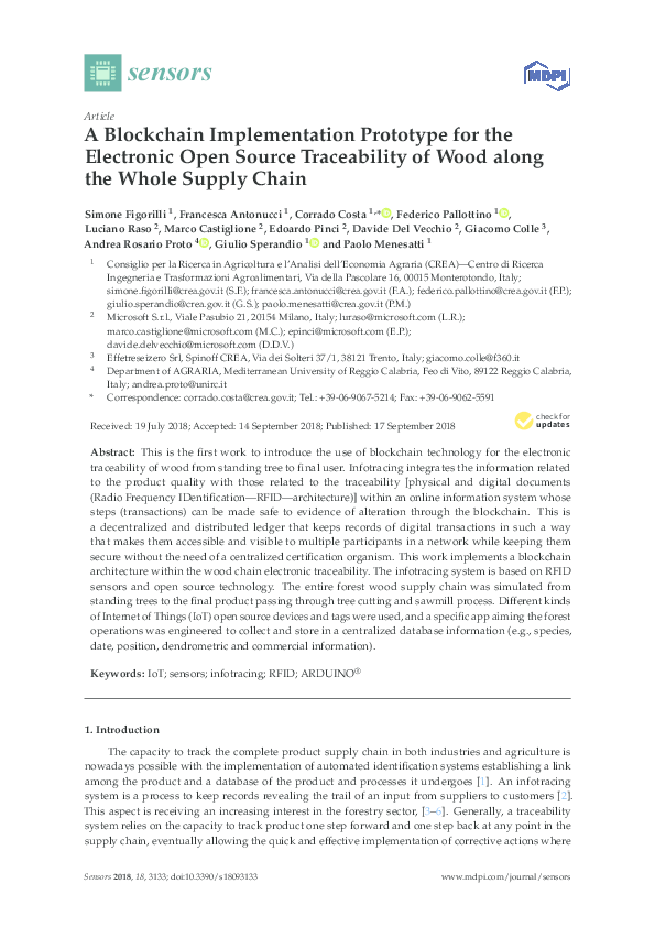 (PDF) A Blockchain Implementation Prototype for the Electronic Open Source Traceability of Wood ...