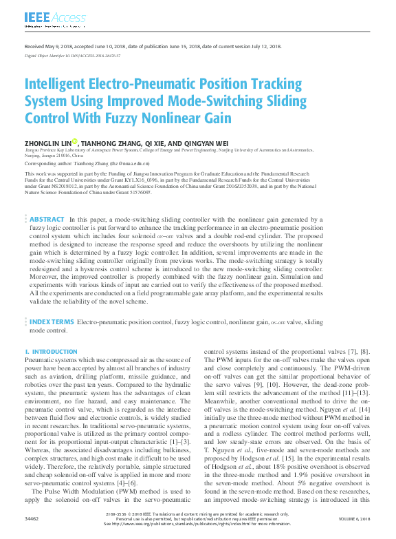 (PDF) Intelligent Electro-pneumatic Position Tracking System Using Improved Mode-switching ...