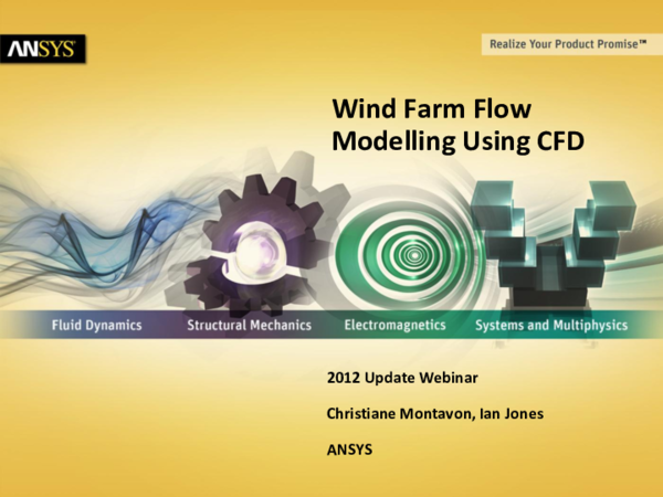 (PDF) Wind Farm Flow Modelling Using CFD 2012 Update Webinar