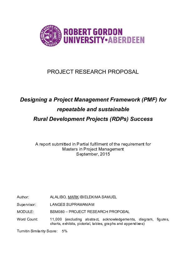 (PDF) Designing a Project Management Framework (PMF) for repeatable and ...