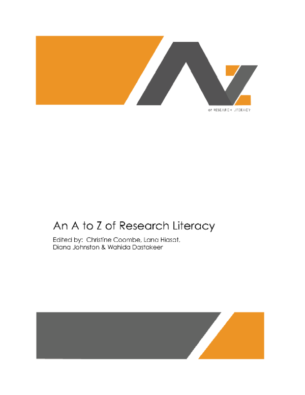 (PDF) An A to Z of Research Literacy
