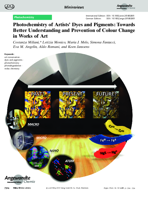 (PDF) Photochemistry of Artists Dyes and Pigments:T owards Better ...