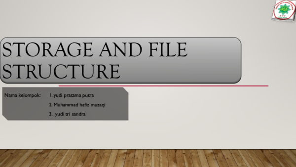 (PPT) Storage and File Structure