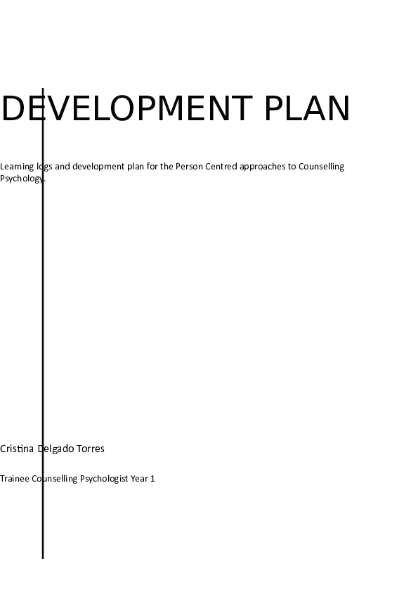 (DOC) Development Plan