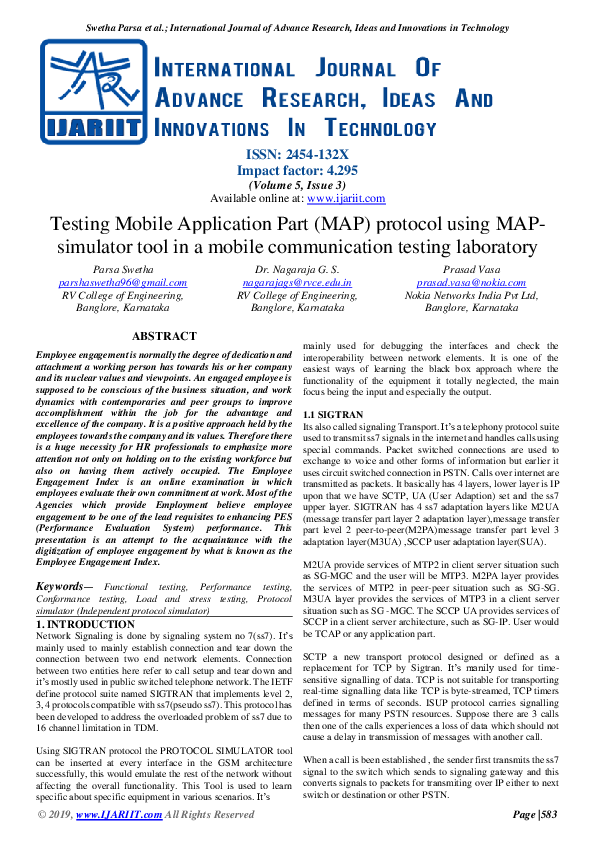 Pdf Testing Mobile Application Part Map Protocol Using Map Simulator Tool In A Mobile