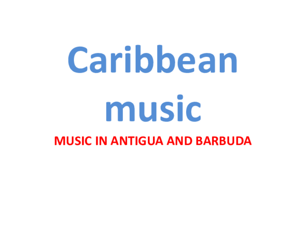(PPT) Caribbean music