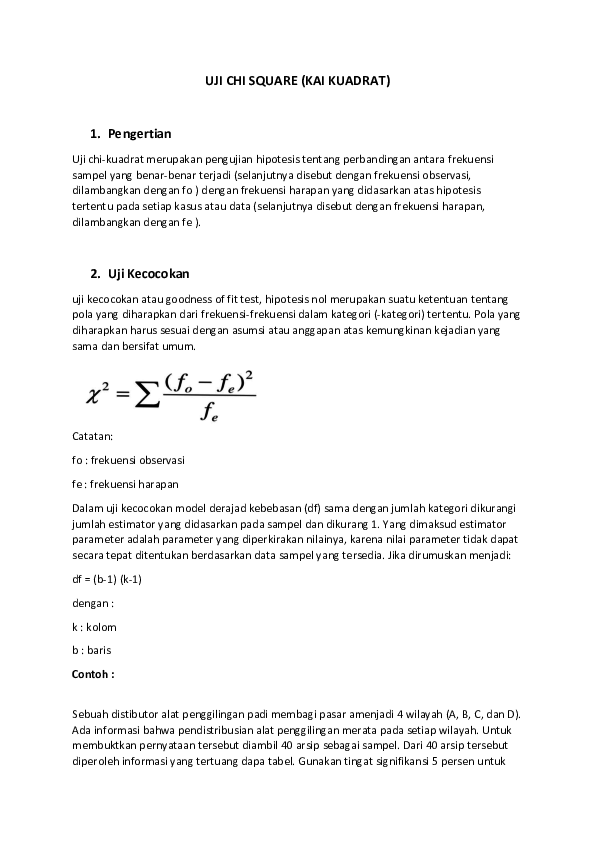 (DOC) UJI CHI SQUARE (KAI KUADRAT