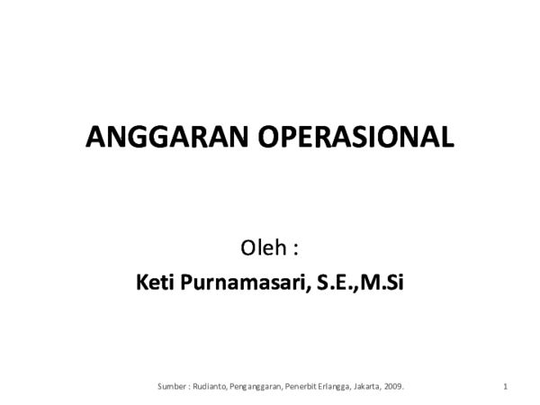 (PPT) ANGGARAN OPERASIONAL