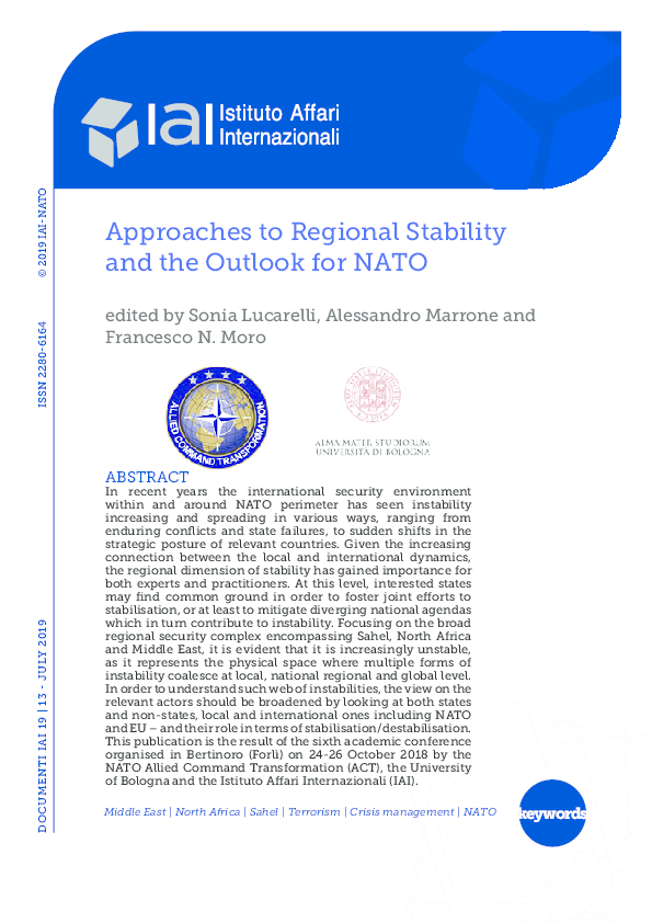 (PDF) Approaches to Regional Stability and the Outlook for NATO