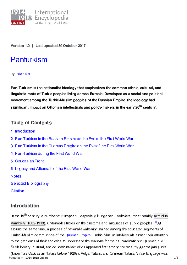 (PDF) Panturkism