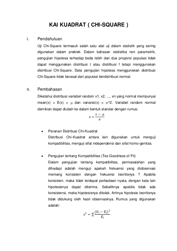 (DOC) KAI KUADRAT ( CHI-SQUARE
