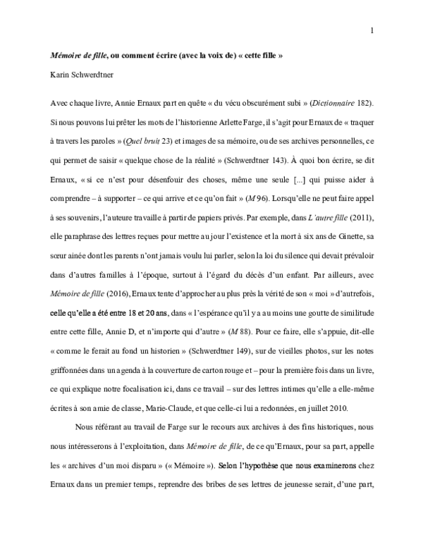 PDF M moire De Fille Ou Comment crire avec La Voix De Cette Fille texte Original D pdf-m-moire-de-fille-ou-comment-crire-avec-la-voix-de-cette-fille-texte-original-d