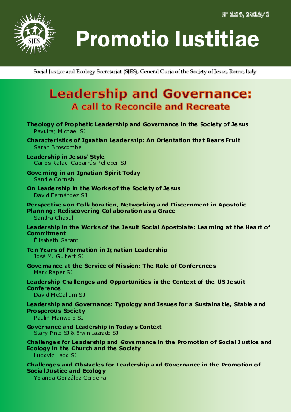 (PDF) Ten years in formation in Ignatian Leadership