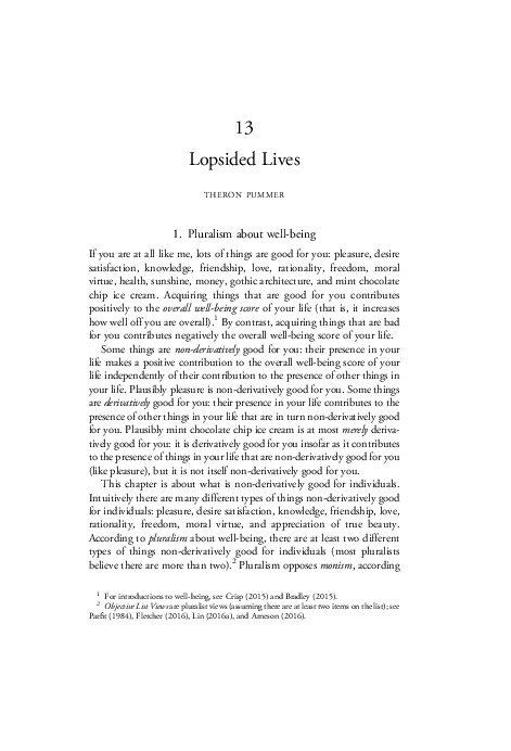 (PDF) Lopsided Lives