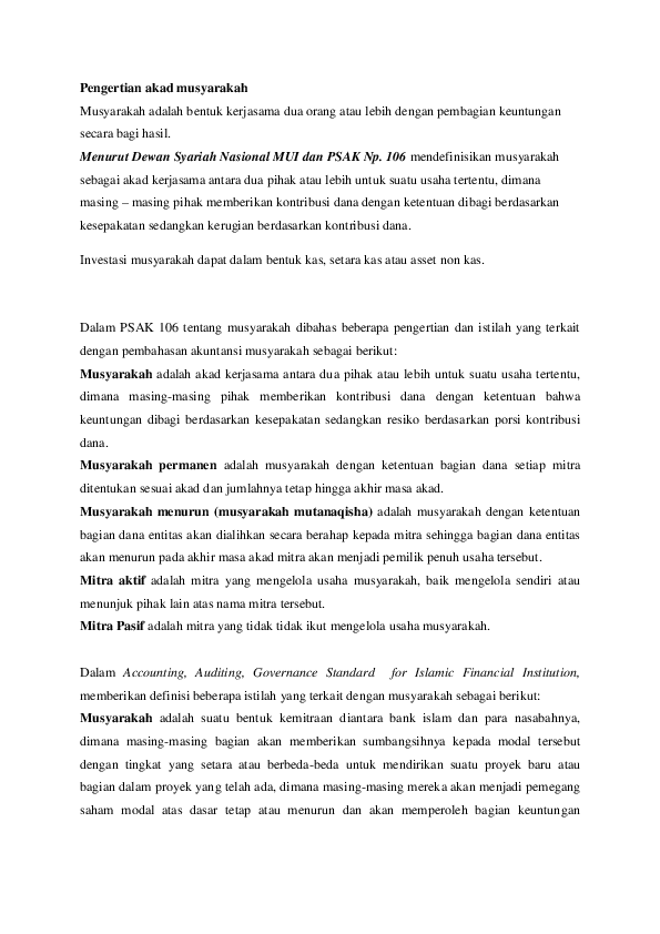 (DOC) Akuntansi Akad Musyarakah