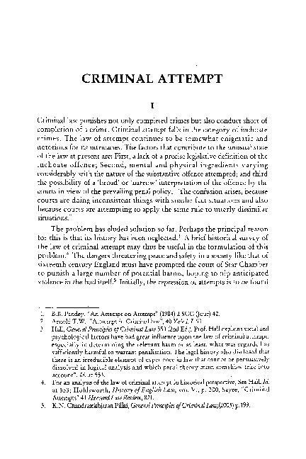 (PDF) CRIMINAL ATTEMPT i