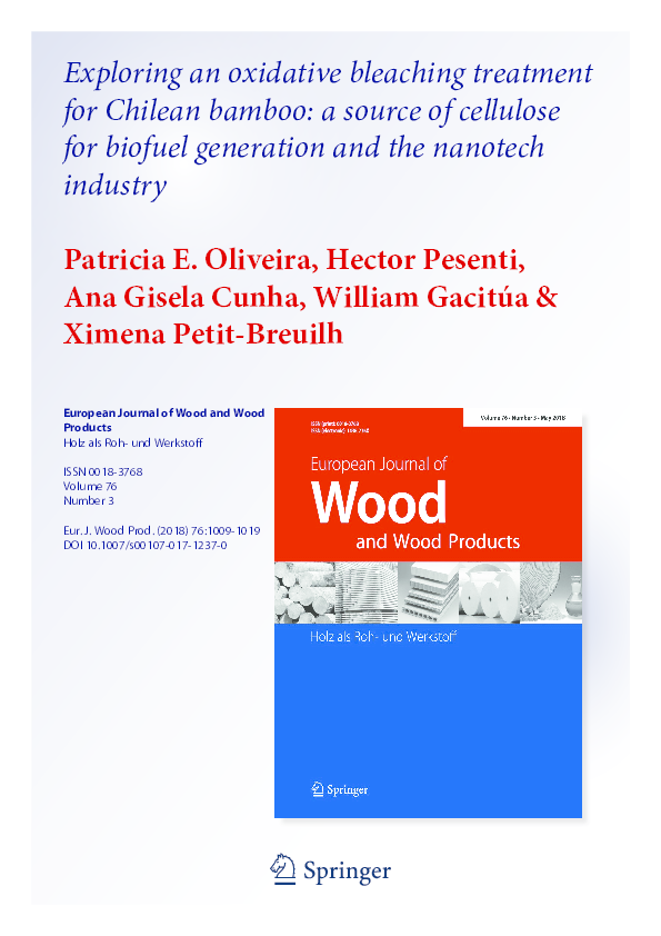 (PDF) Exploring an oxidative bleaching treatment for Chilean bamboo: a ...