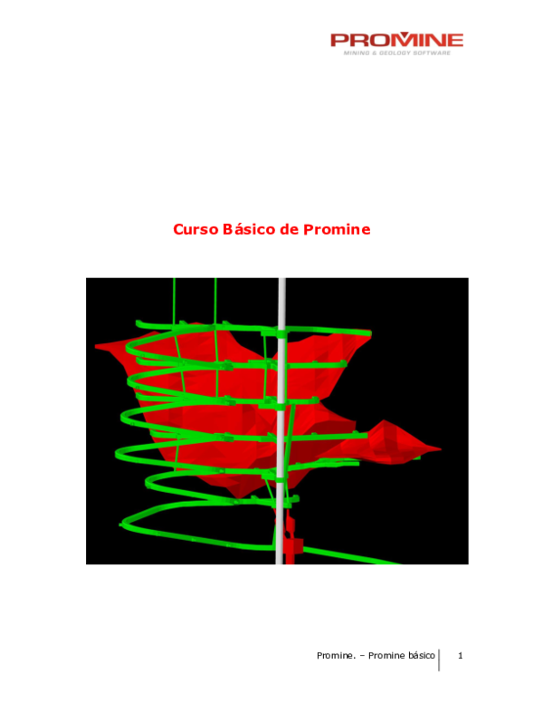 (PDF) Curso Básico de Promine