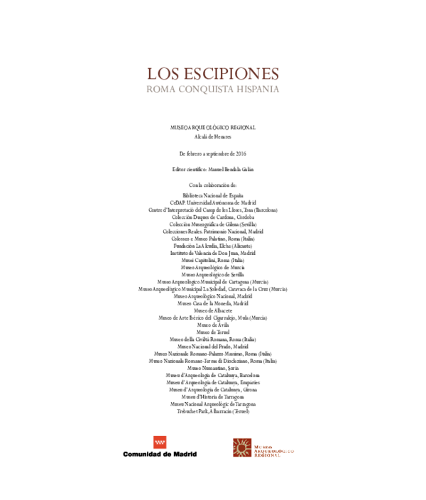 (PDF) El camino de Escipión entre Sagunto y Cartagena (2016) / The ...