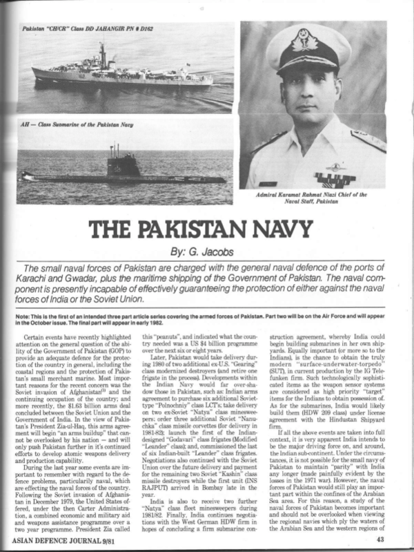 (PDF) The Pakistan Navy