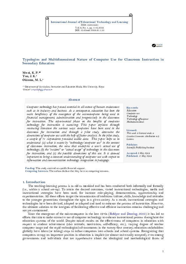 (PPT) COMPUTER IN EDUCATION PRESENTATION | jeevan rawal - Academia.edu