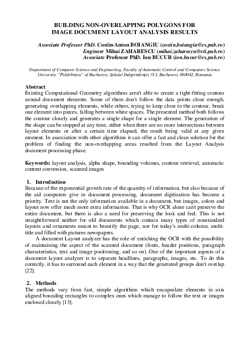 Pdf Building Non Overlapping Polygons For Image Document Layout