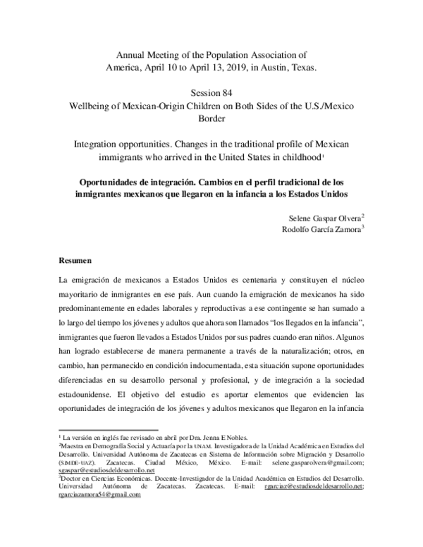 (PDF) Selene Gaspar Olvera y Rodolfo García Zamora (2019 ...