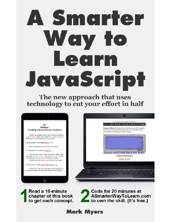(PDF) A Smarter Way to Learn JavaScript The new approach that uses ...
