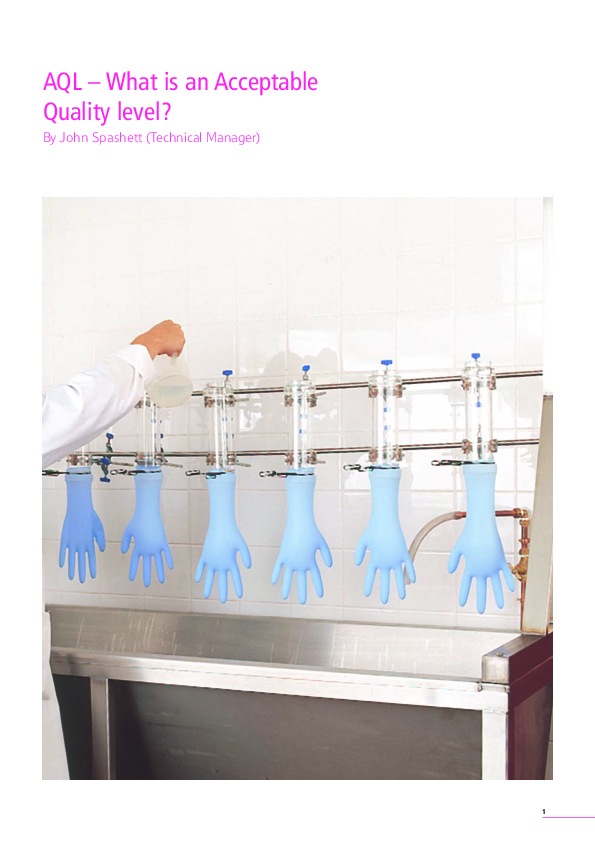 (PDF) AQL -What is an Acceptable Quality level