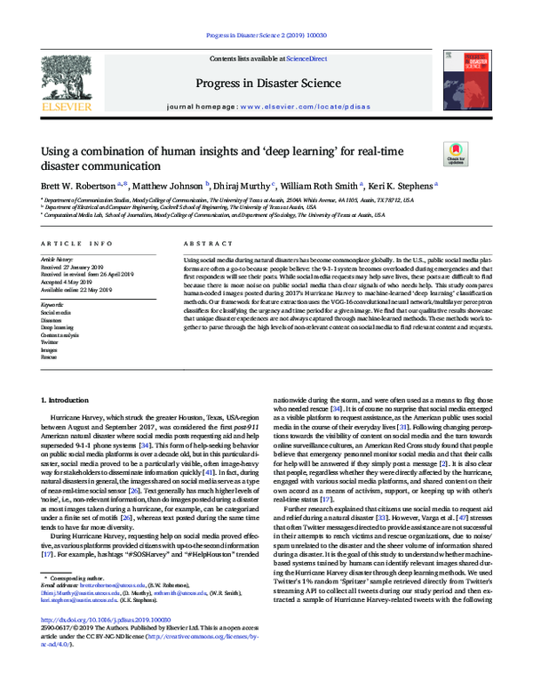 (PDF) Using a combination of human insights and 'deep learning' for ...