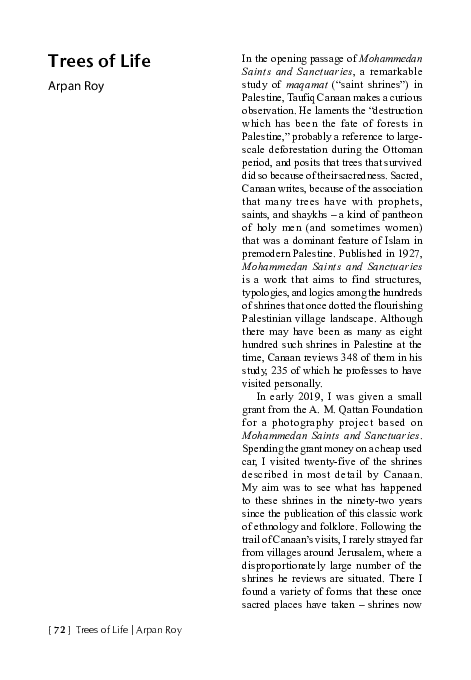 (PDF) Trees of Life: A Photo Essay