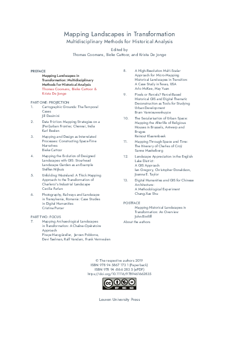 (PDF) Mapping Landscapes in Transformation. Multidisciplinary Methods ...