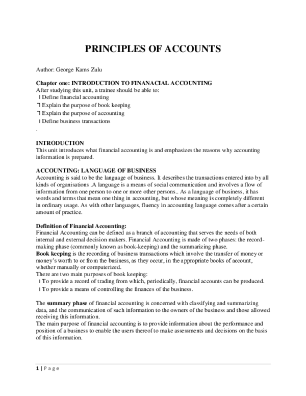 (DOC) PRINCIPLES OF ACCOUNTS