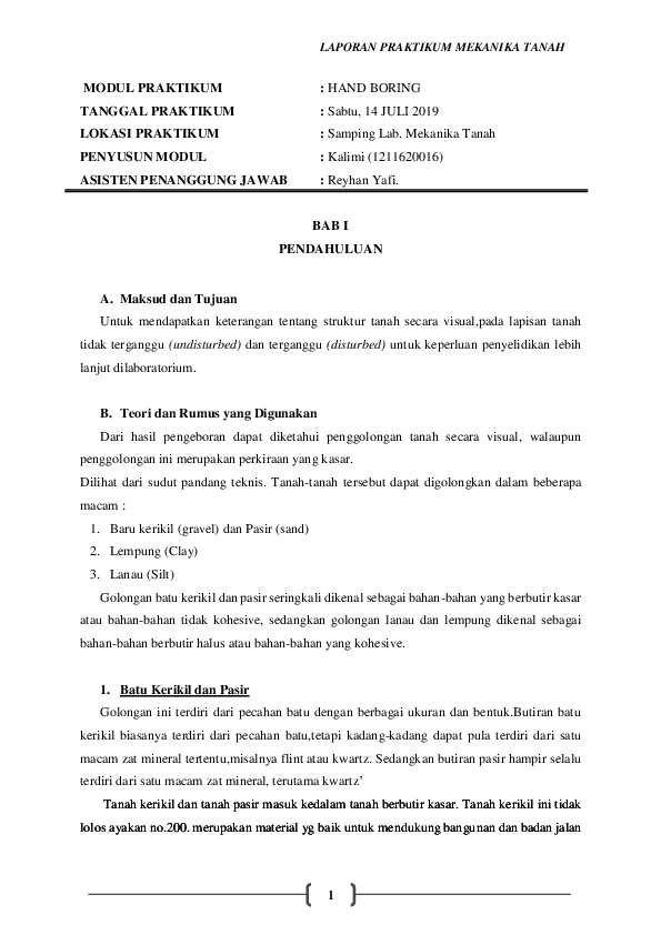 (DOC) MODUL BAB-1 HANDBORE
