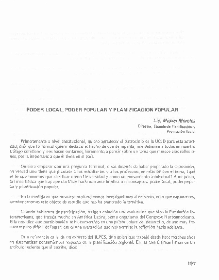 (PDF) PODER LOCAL, PODER POPULAR Y PLANIFICACION POPULAR